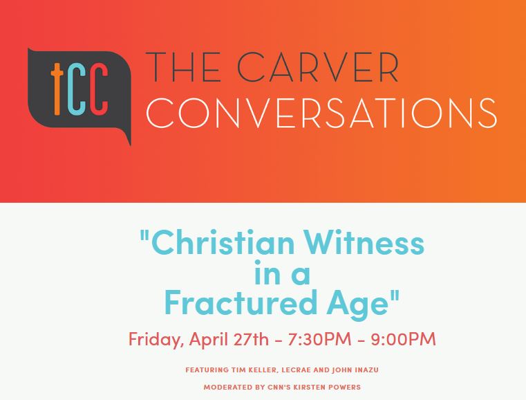 Tim Keller event at Wash-U, April 27th | PBR